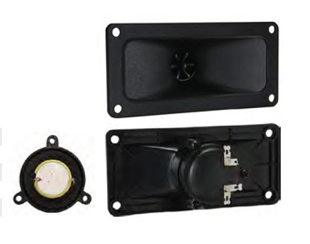 Daichi 75watt (max) Rectangular Piezo Horn Tweeter Speaker - Part # PZ ...