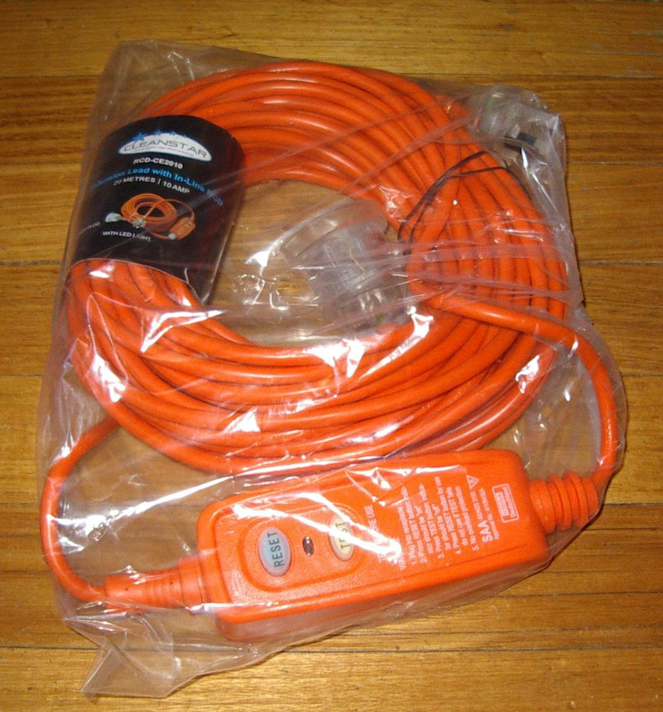 20metre 10amp Extension Cable with In-Line Earth Leakage RCD - Part ...