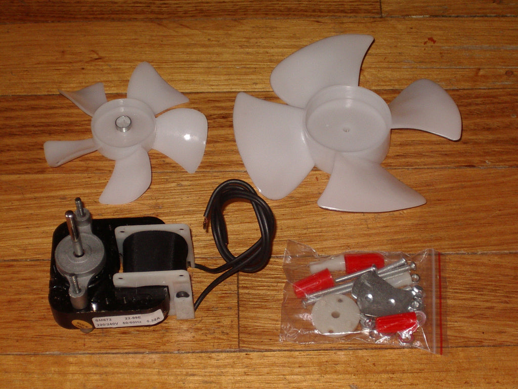 Universal Fridge, Freezer Utility Fan Motor & Fan Blade Kit - Part # R ...