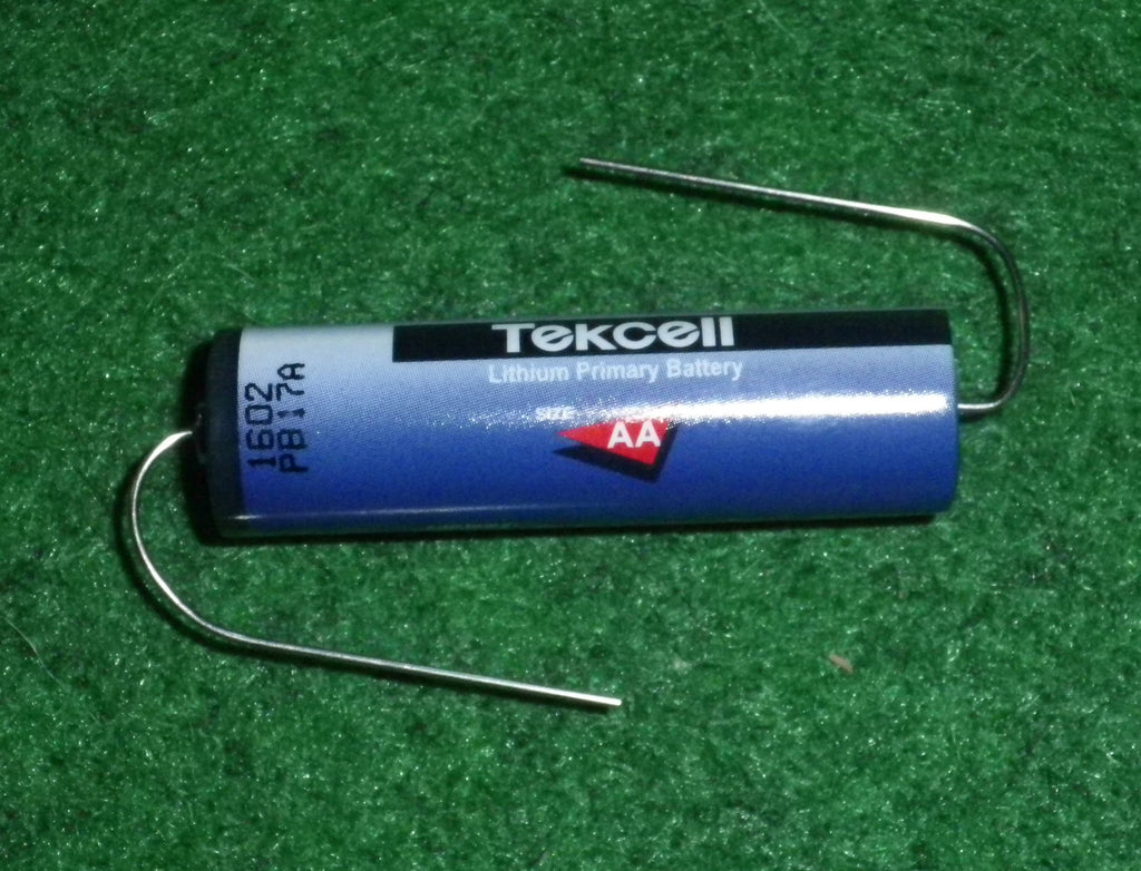 Tekcell 3.6Volt AA Lithium Battery with Axial Leads - Part # SB-AA11AX ...