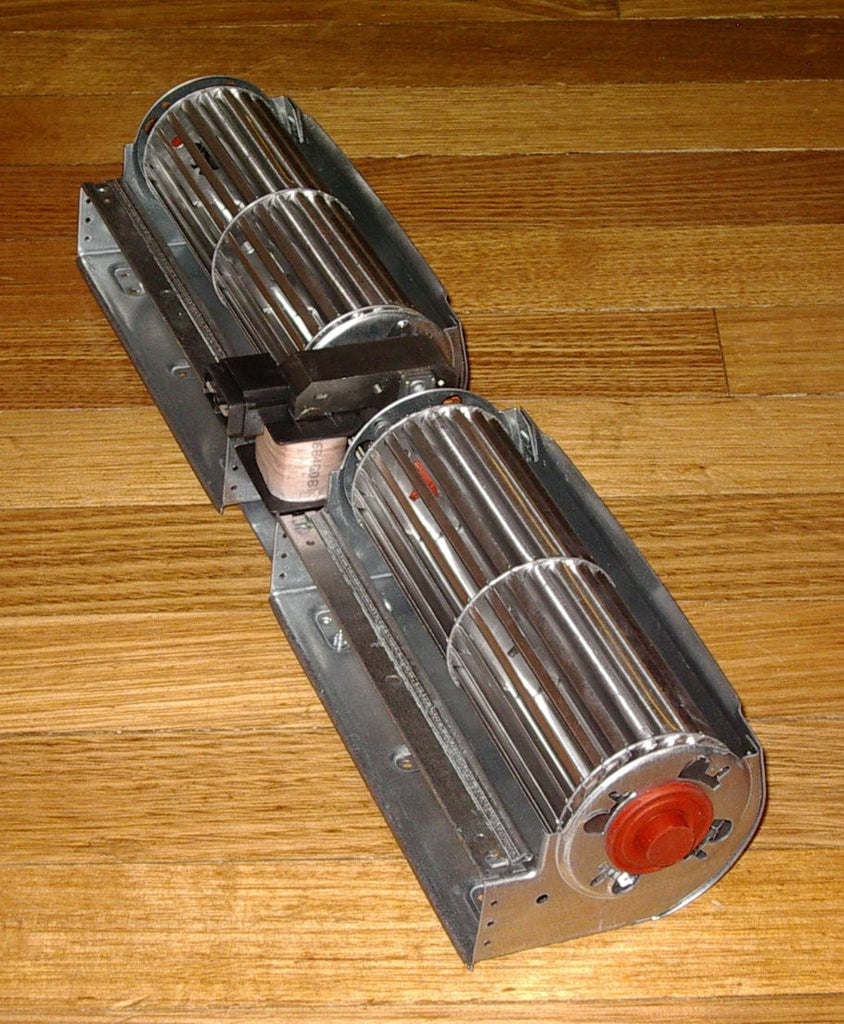 Heating or Cooling Dual Ended 2 x 200mm Drum Fan Motor - Part # SE201 ...