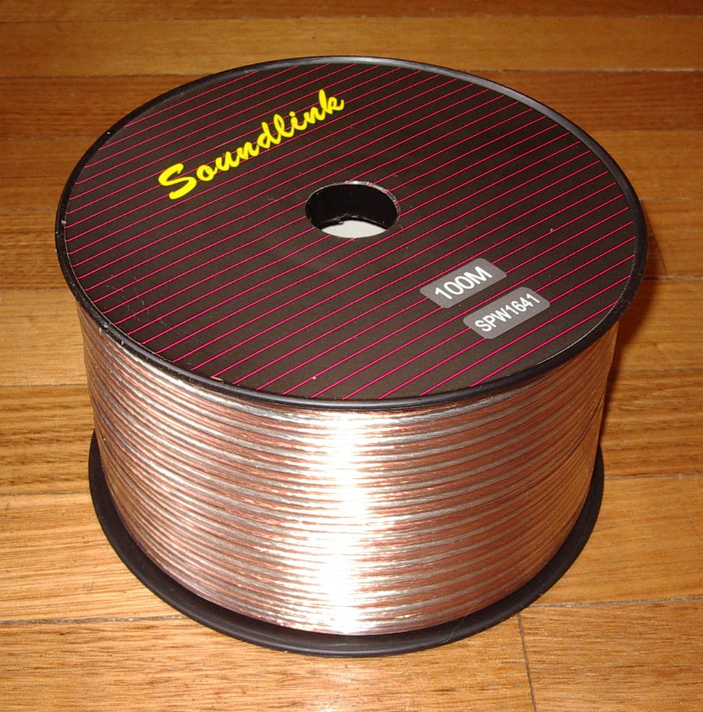 100 Metres (100m, 100mtr) Heavy Duty Speaker Cable Colour Coded - Part ...