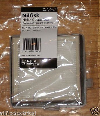 Nilfisk Genuine Combat Ultra Series H10 Hepa Filter - Part # 12404704 ...