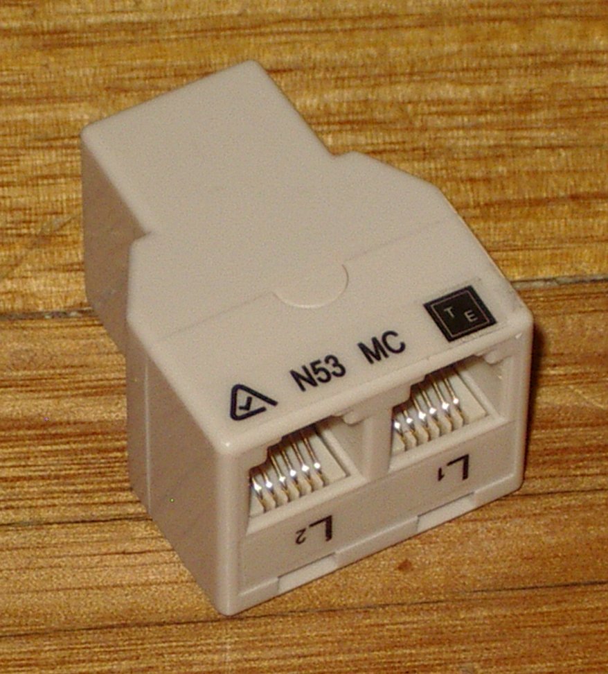 RJ12 6way Double Adaptor Plug All Sockets - Part # TD163 | Allfix ...