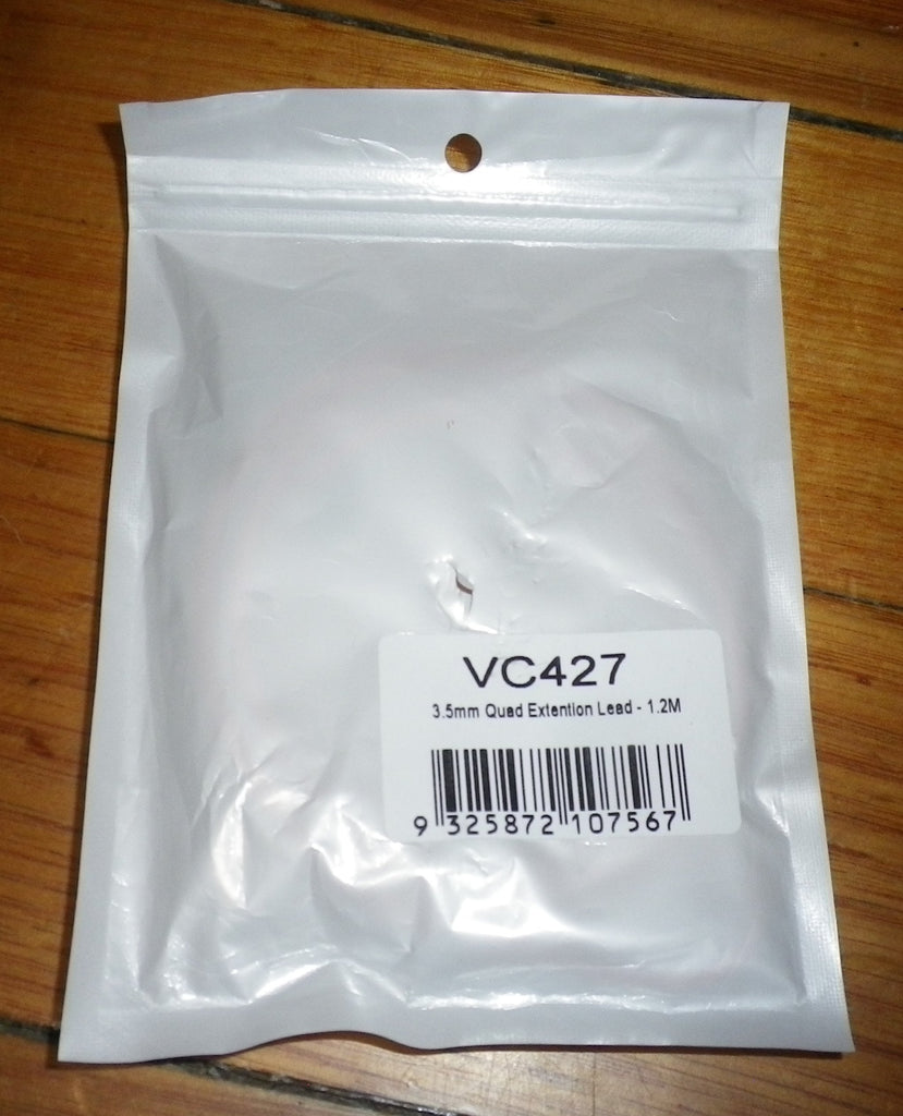 AV Lead - 3.5mm 4 Way TRRS Plug to 3.5mm 4 Way TRRS Socket 1.2mtr - Pa ...