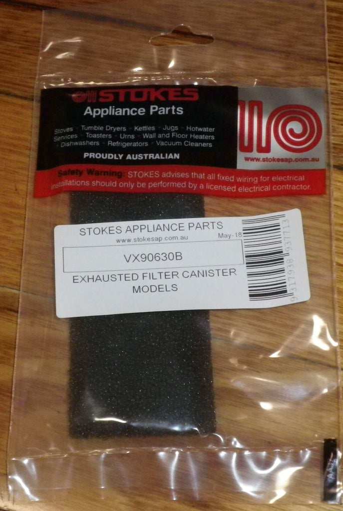Vax V10 - V12, 2000, 4000 Genuine Foam Exhaust Filter - Part # VX90630 ...