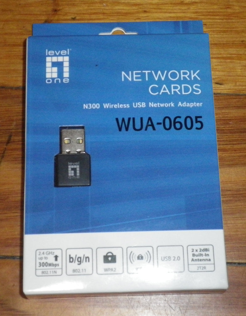 LevelOne 300Mb/sec USB WiFi Network Adaptor Dongle - Part # WUA-0605 ...
