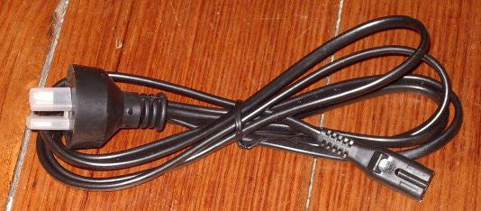 AC Power Lead - Figure 8 Female to 2pin Mains Plug - Part # ACL104 ...