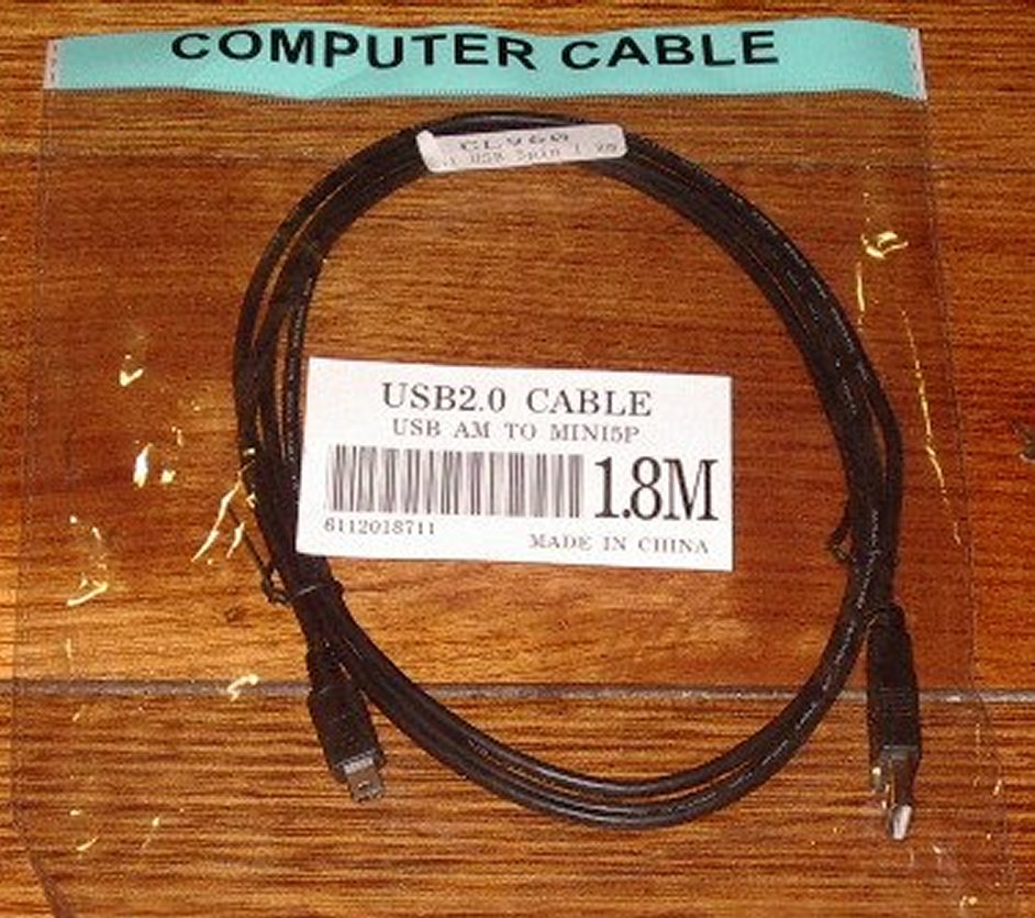 Sony Playstation Portable USB AM to Mini5P USB Cable - Part # CL960 ...