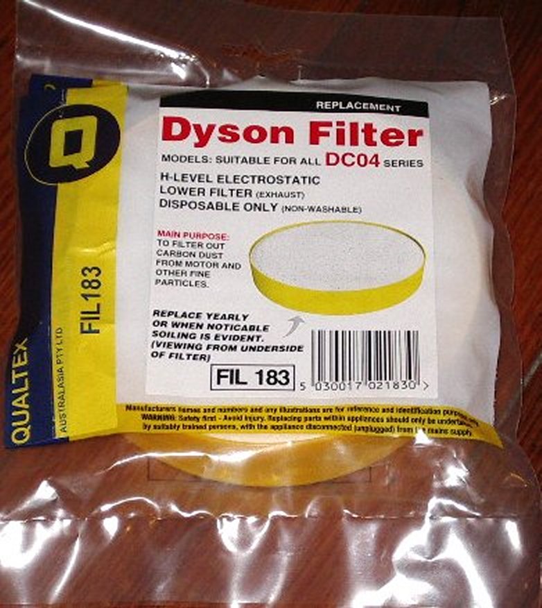 Dyson DC04 Vacuum Cleaner H-Level Post Motor Filter - Part # FIL183 ...